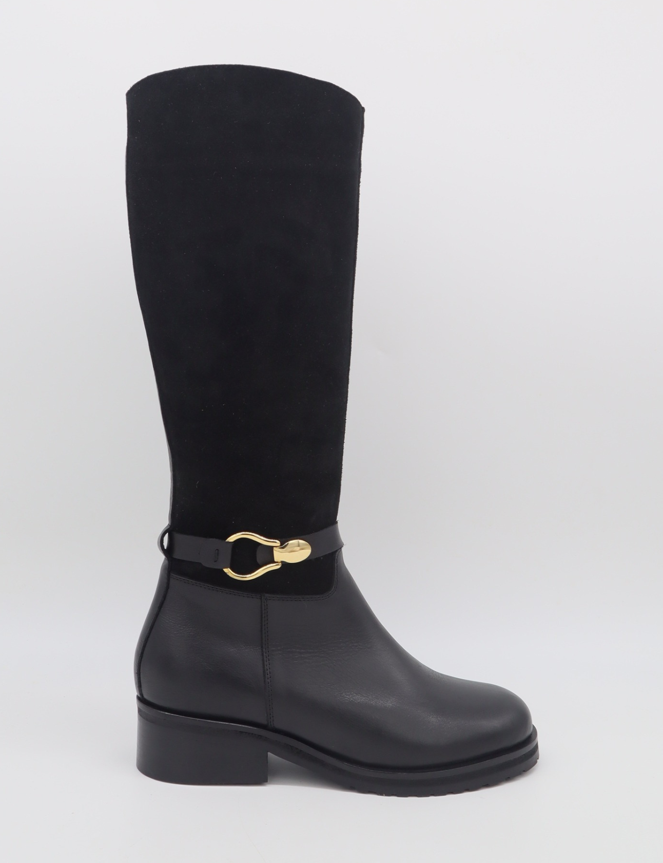 Stivali Amarise western boot black suede leather – STIVALI NEW YORK